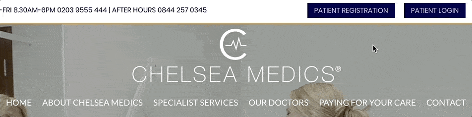 How To Book Appointments - Chelsea Medics